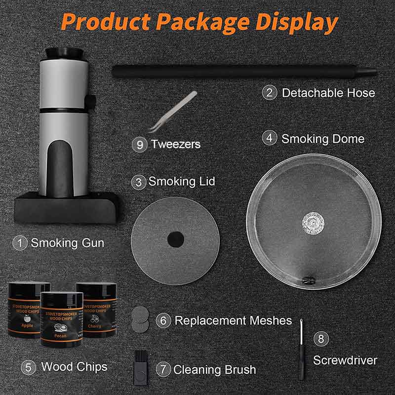 Portable Smoker Kit with Gift Box, Handheld Smoker Infuser with Wood ...