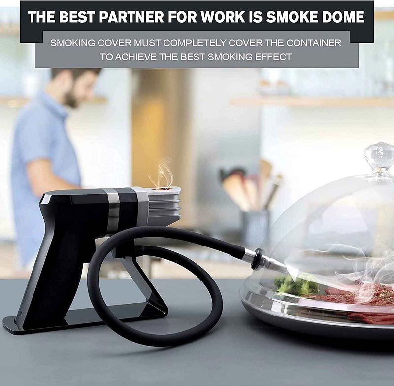 Portable Handheld Cold Smoking Infuser, Smoke Infuser Kit includes Wood ...