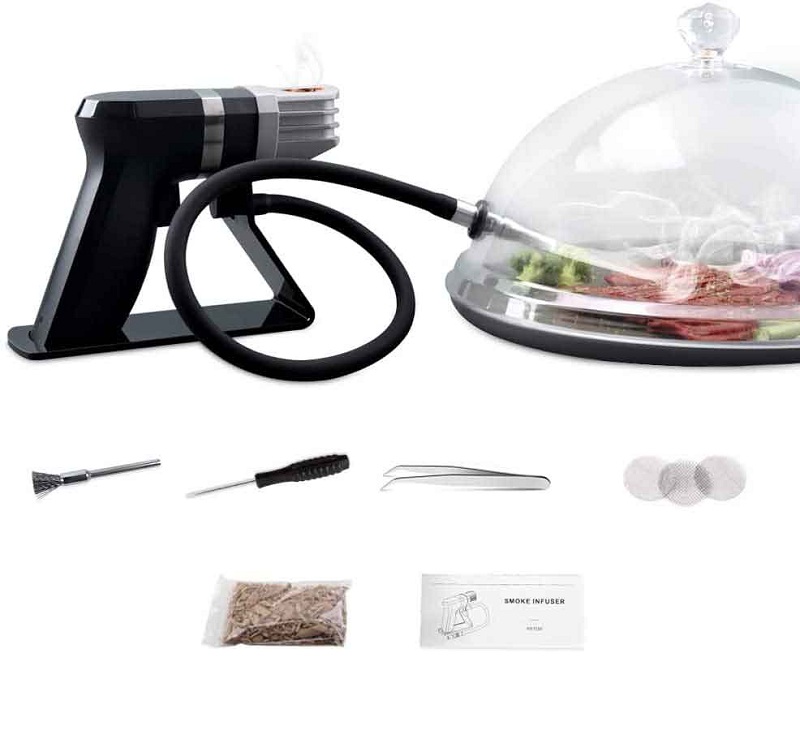 Portable Handheld Cold Smoking Infuser, Smoke Infuser Kit includes Wood ...