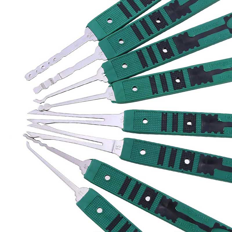 32 Pieces Lock Pick Set, Locksmith Tools for Training Practice