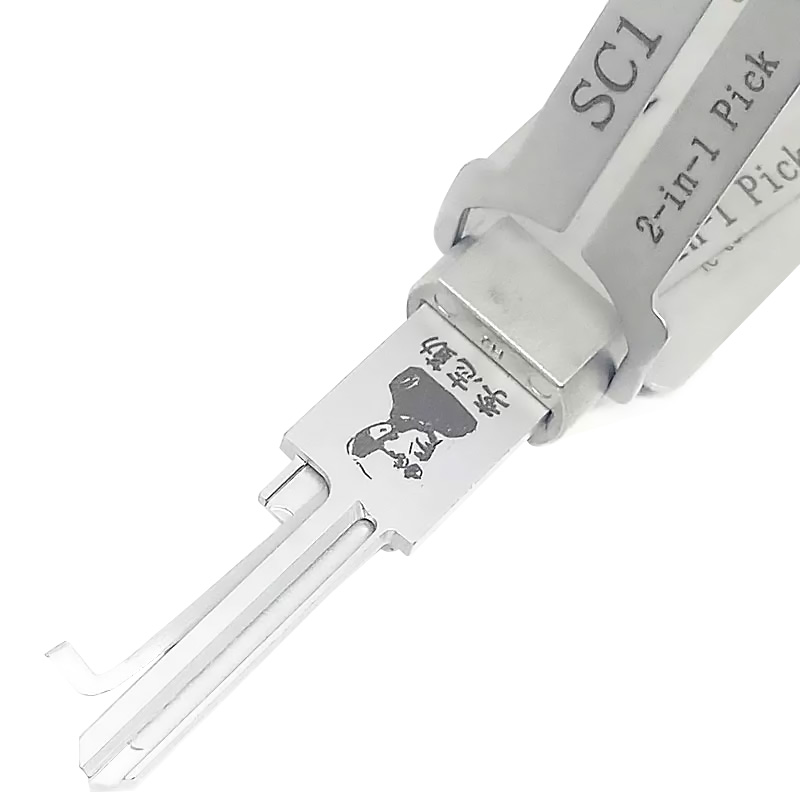 Lishi SC1 2 in 1 Pick Decoder Tool for 5 Pin Schlage Locks