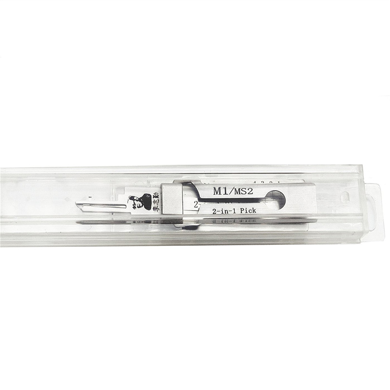 Lishi M1/MS2 2 in 1 Pick and Decoder Tool, 4-Pin Master Padlock Lock ...