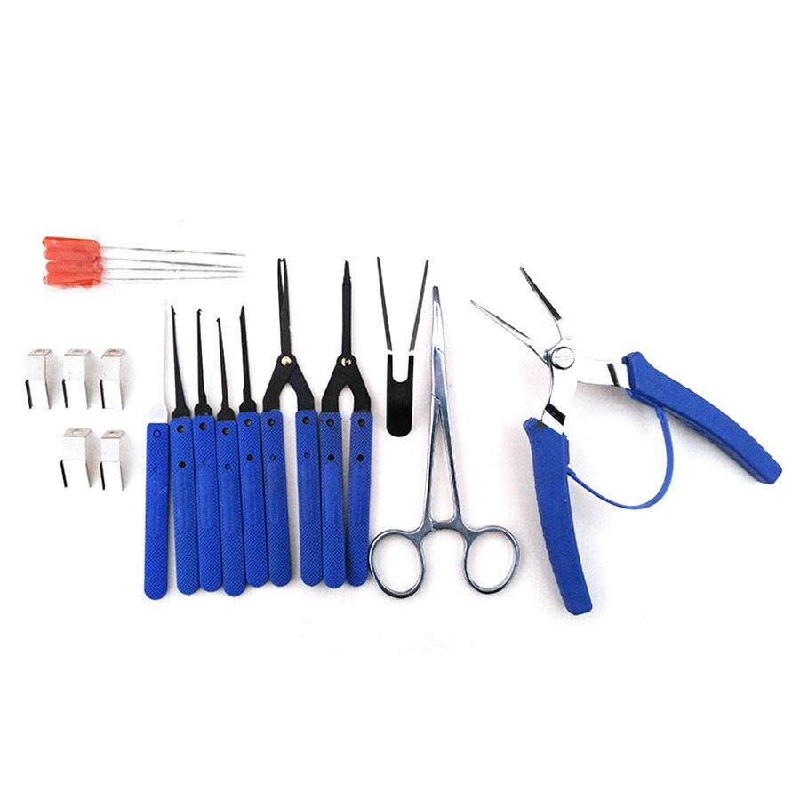 Broken Key Extractor Tool Set with Locksmith Tools Pack