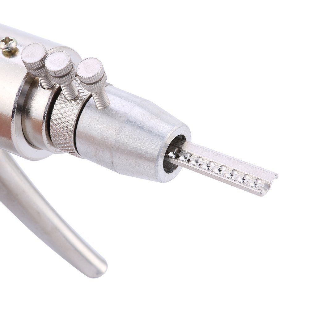 Dimple Lock Bump Gun Tool Set With 10 Pieces Bump Key Tips, Lock Pick ...