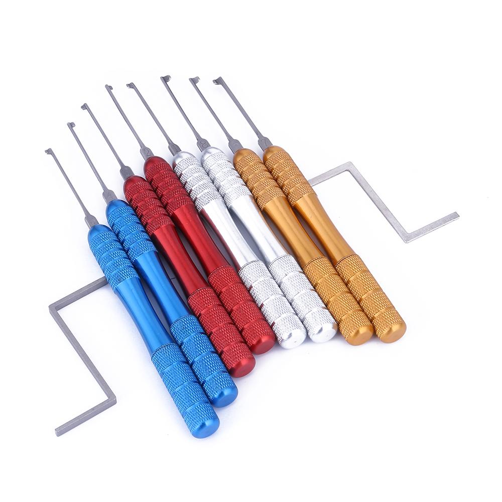 8 Pieces Dimple Lock Pick Set, Locksmith Pick Tools