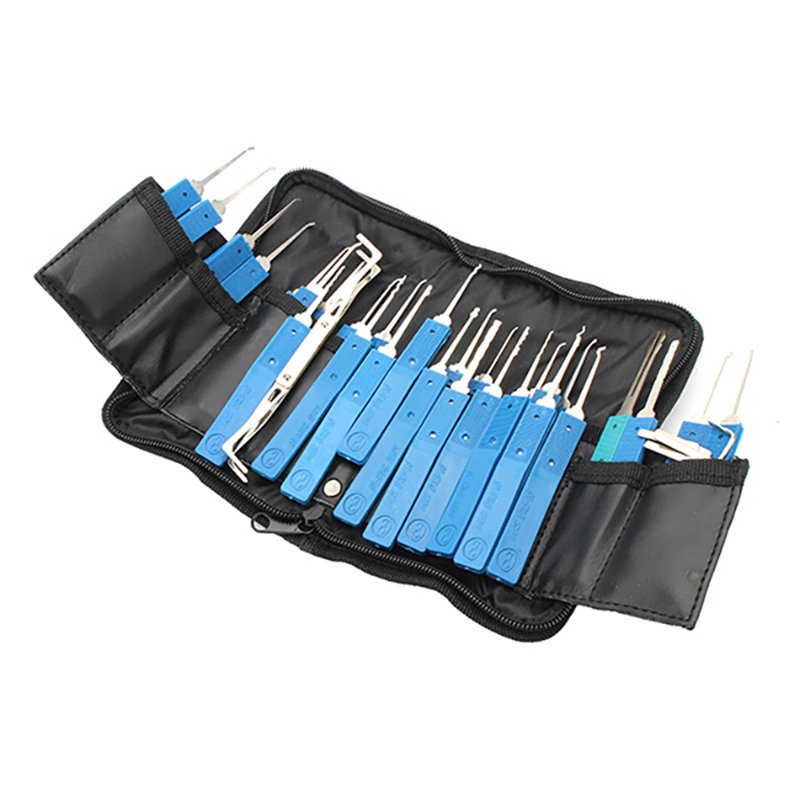 28 Pieces Lock Pick Set, Locksmith Lockpick Tools