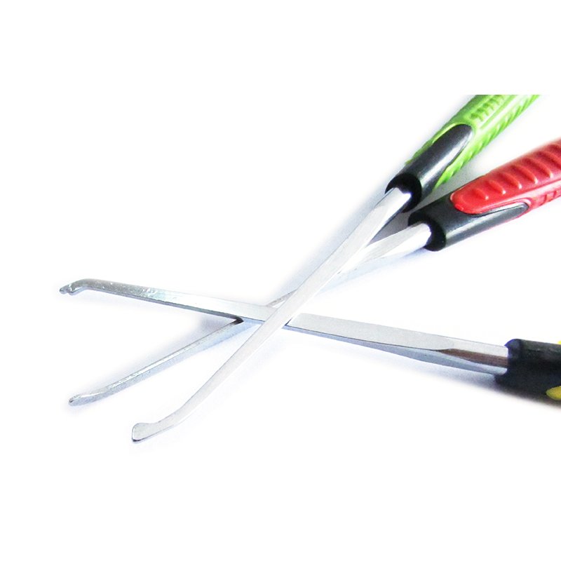 7 Pieces Hook Lock Pick Set with Colored Handle