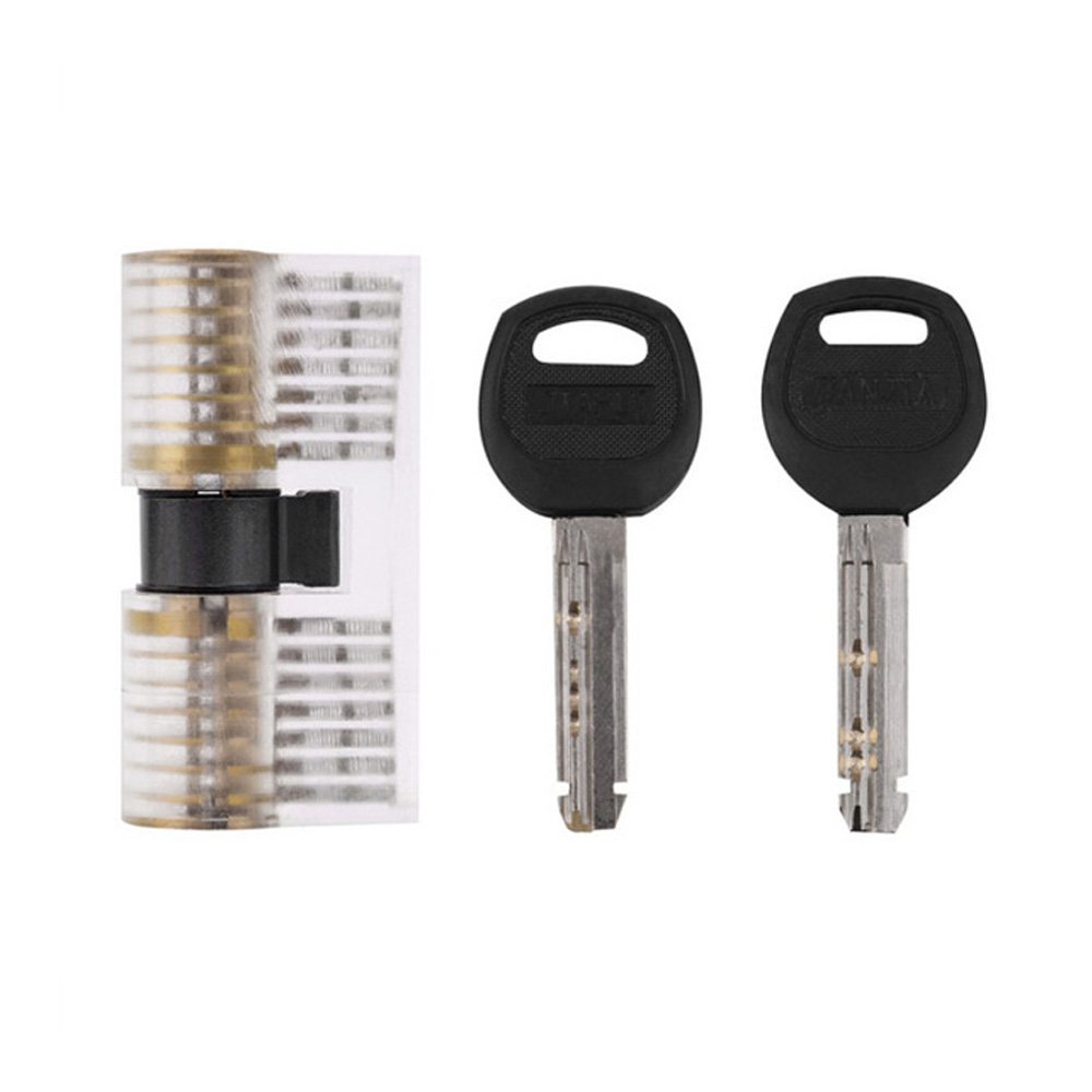 7 Pin Dimple Cylinder Transparent Practice Lock