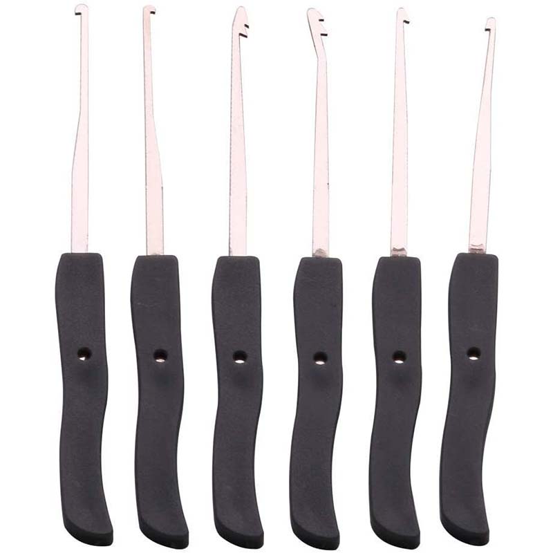 3 Pieces 7 Pin Adjustable Tubular Lock Pick Set with Transparent 7 Pin ...