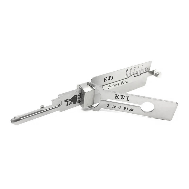 10 Pieces Lishi Residential Pick And Decoder Tools Bundle, KW1, KW1-L ...