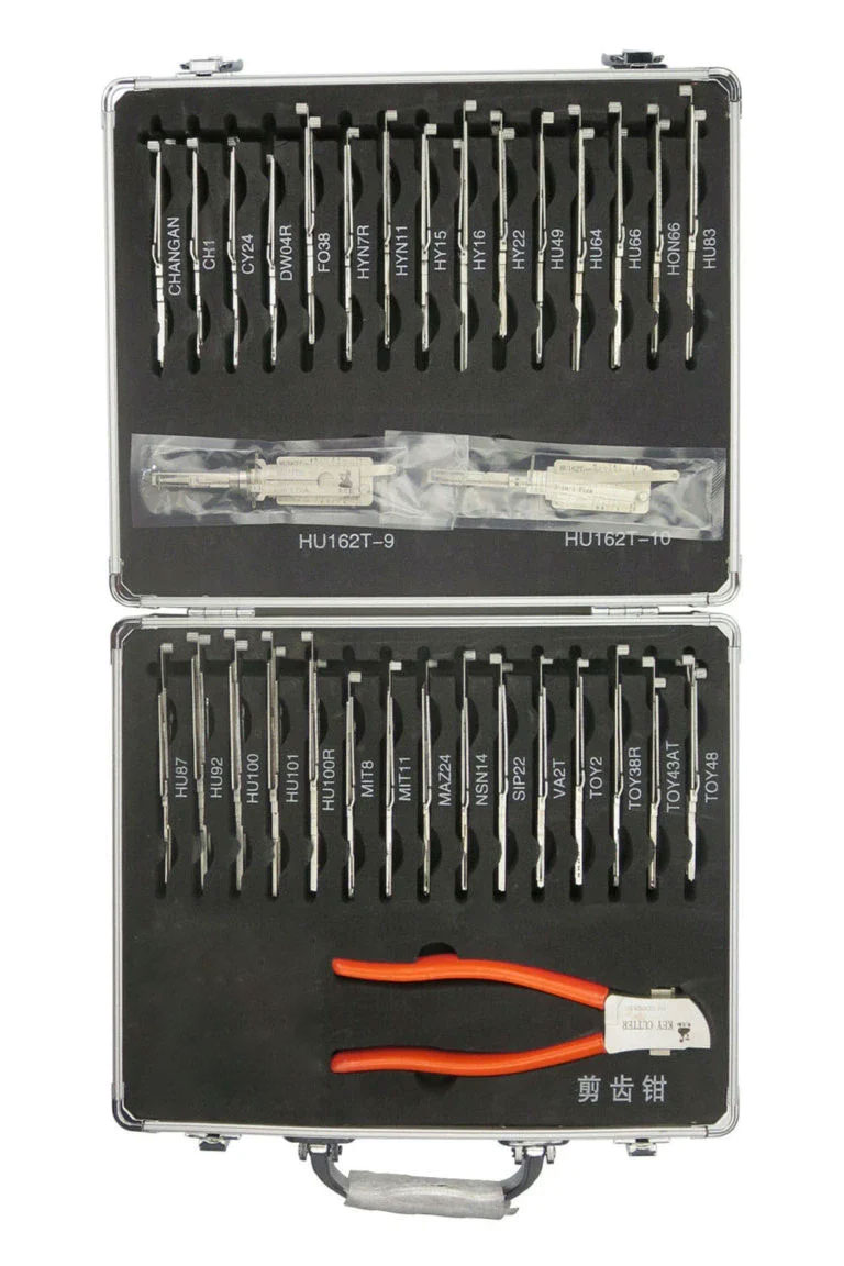 32 Pieces Lishi Lock Pick Full Set with Free Storage Case