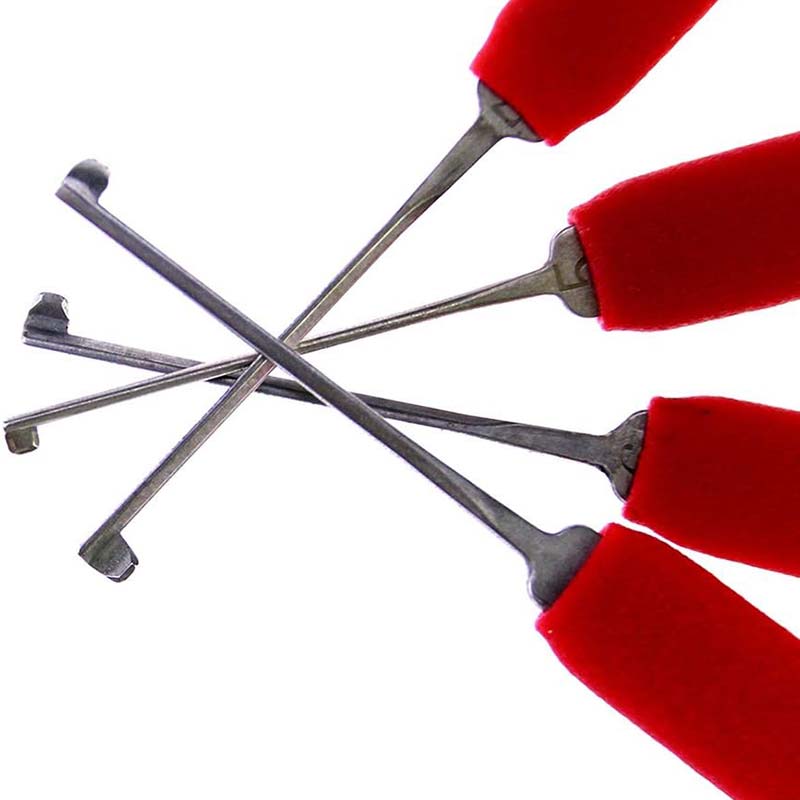 14 Pieces Dimple Lock Picking Set with 8 Pieces Hook Pick and 6 Pieces ...