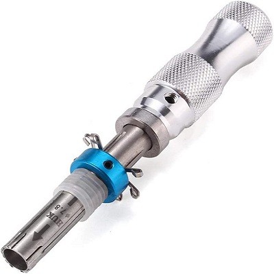 3 PCS 7 Pins Stainless Steel Adjustable Tubular Picks Lock Tool with ...